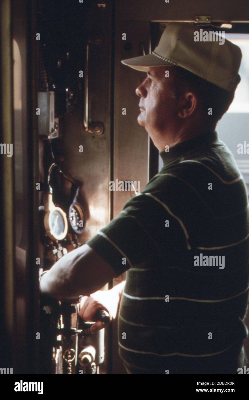 Engineer operates a Southeastern Pennsylvania Transportation Authority ...