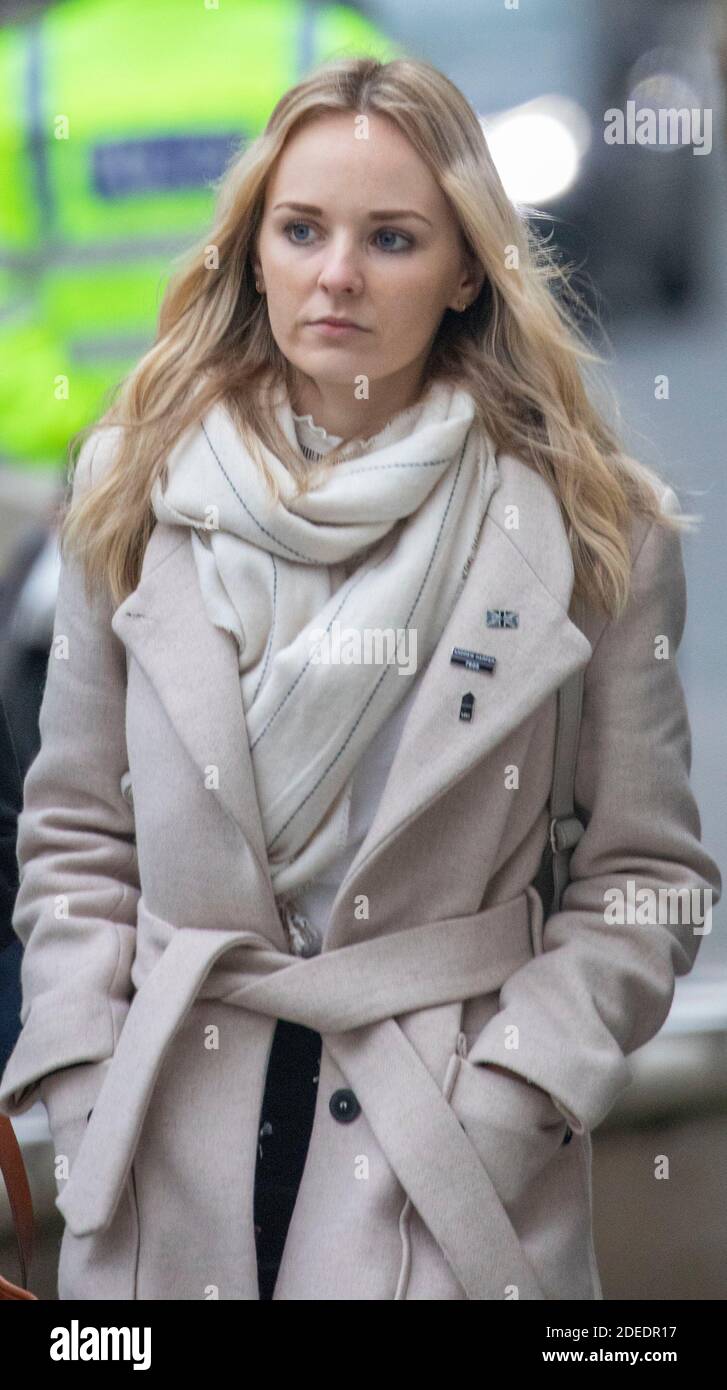 Pic shows: Lissie Harper, widow of PC Andrew Harper arrives at the High ...