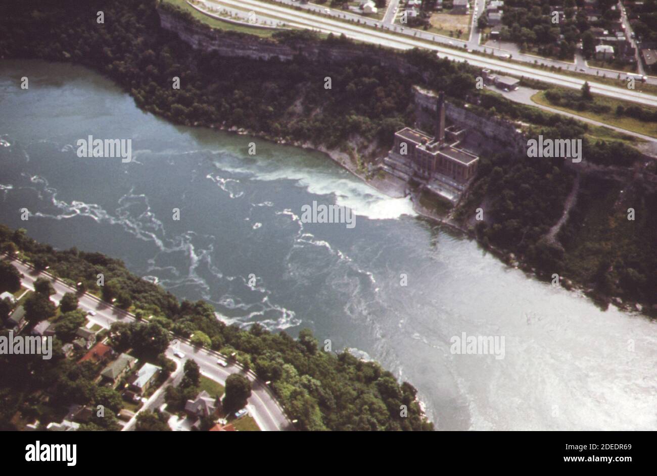 1970s Photo (1973) - Wastes from the city of Niagara Falls flow into ...