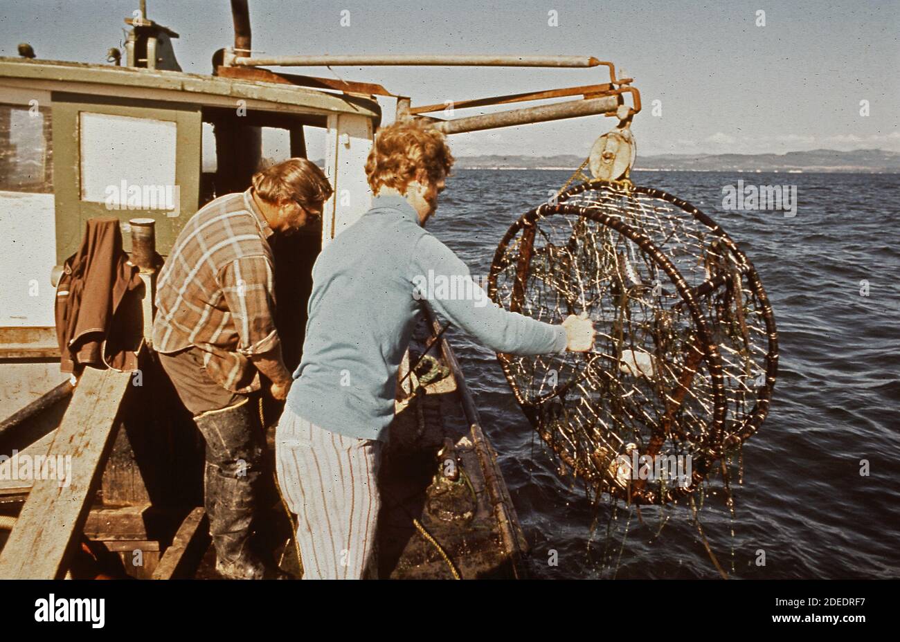 1970s crab harvesting hi-res stock photography and images - Alamy