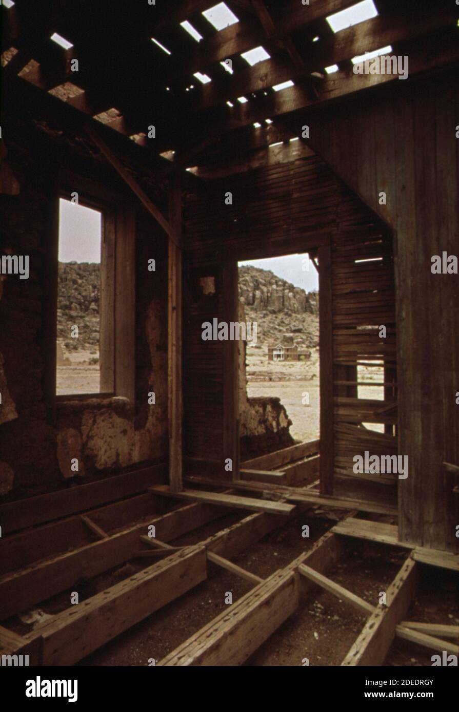 Inside a barracks building of fort davis hi-res stock photography and ...
