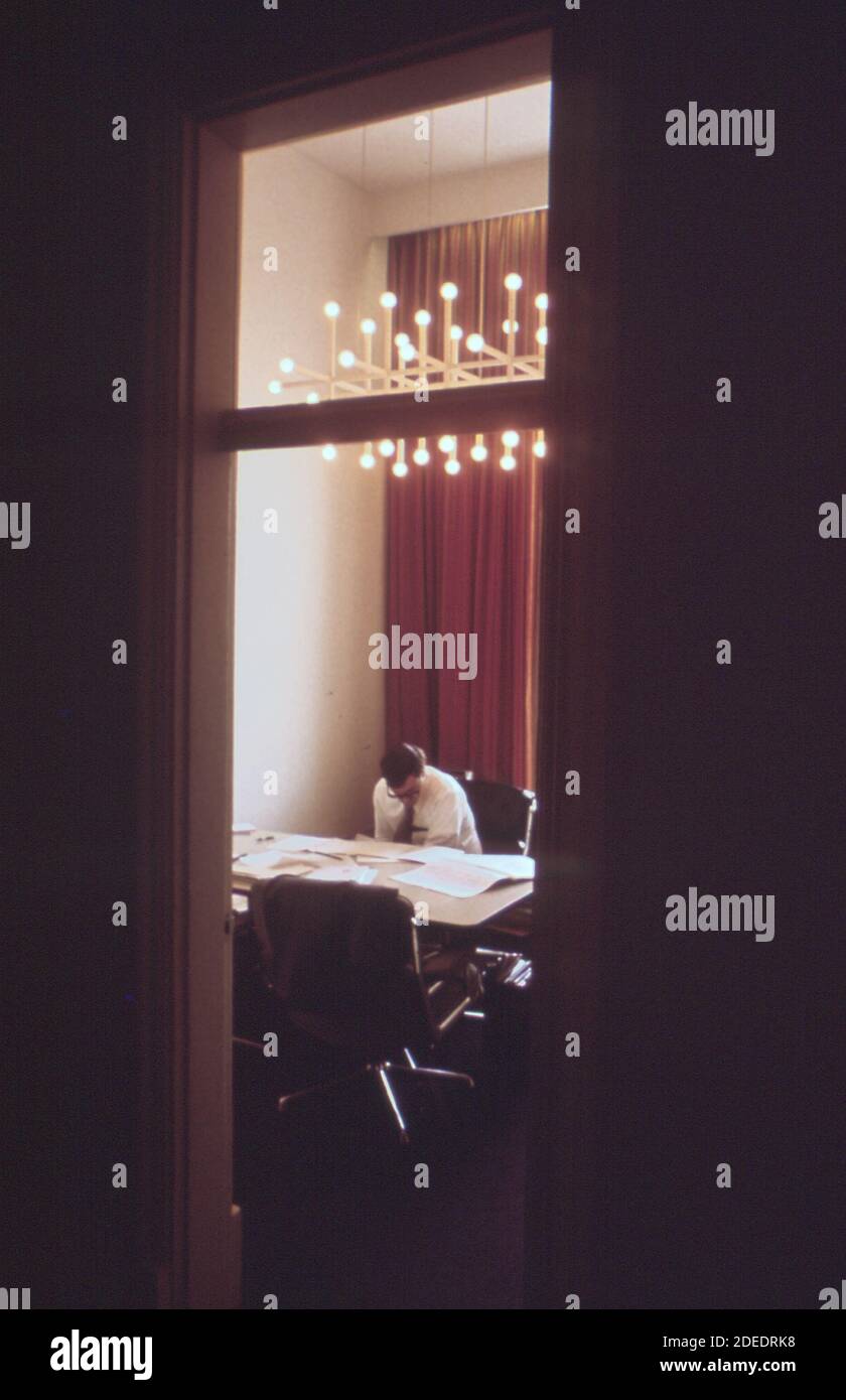 1970s office interior hi-res stock photography and images - Alamy