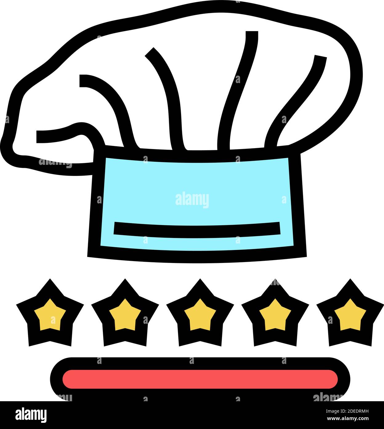 Food review logo Stock Vector Images - Alamy