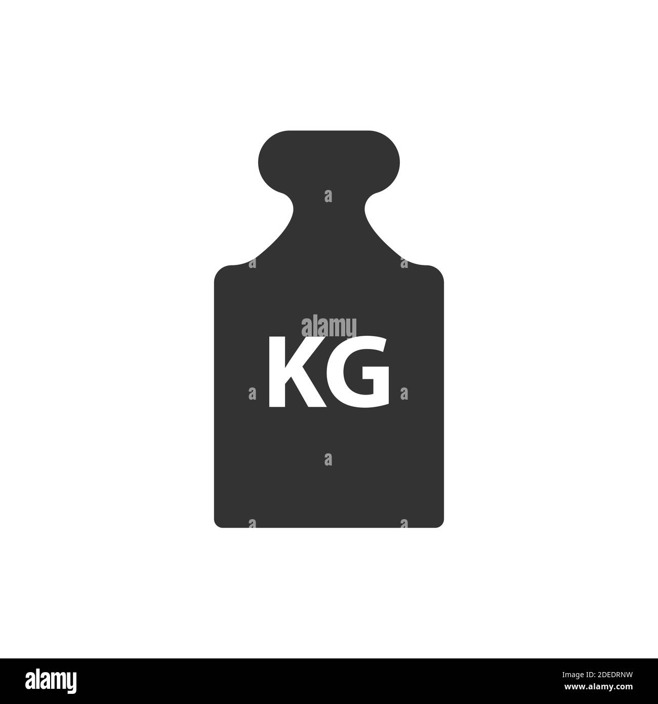 Kg weight mass black simple flat icon. Old barbell press in flat design ...