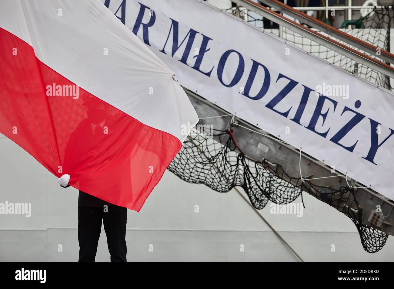 Polish maritime flag hi-res stock photography and images - Alamy
