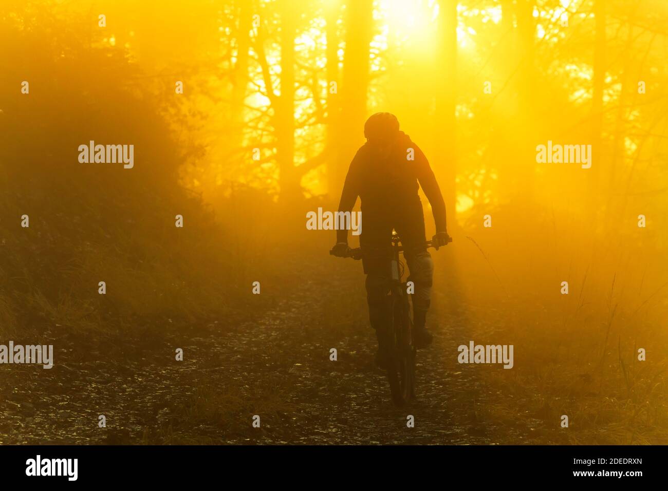 Bike riding at sunset hi-res stock photography and images - Alamy