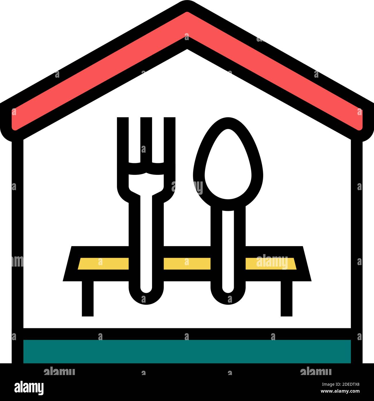 Bistro line icons collection Stock Vector Images - Alamy