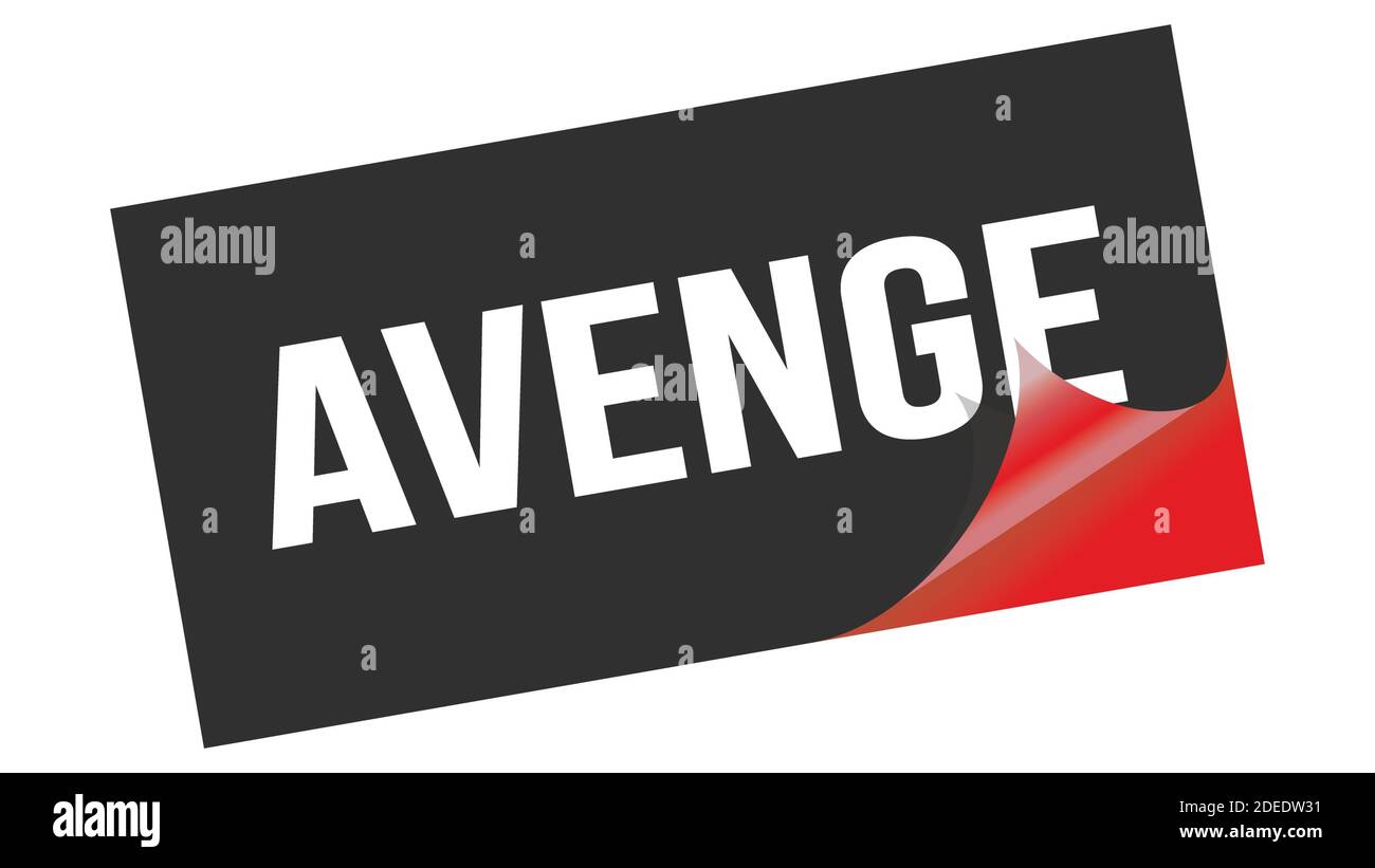 Avenge text hi-res stock photography and images - Alamy