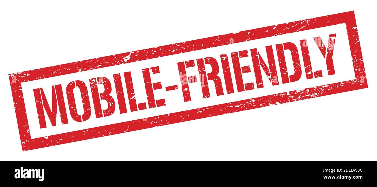 Mobile friendly stamp hi-res stock photography and images - Alamy