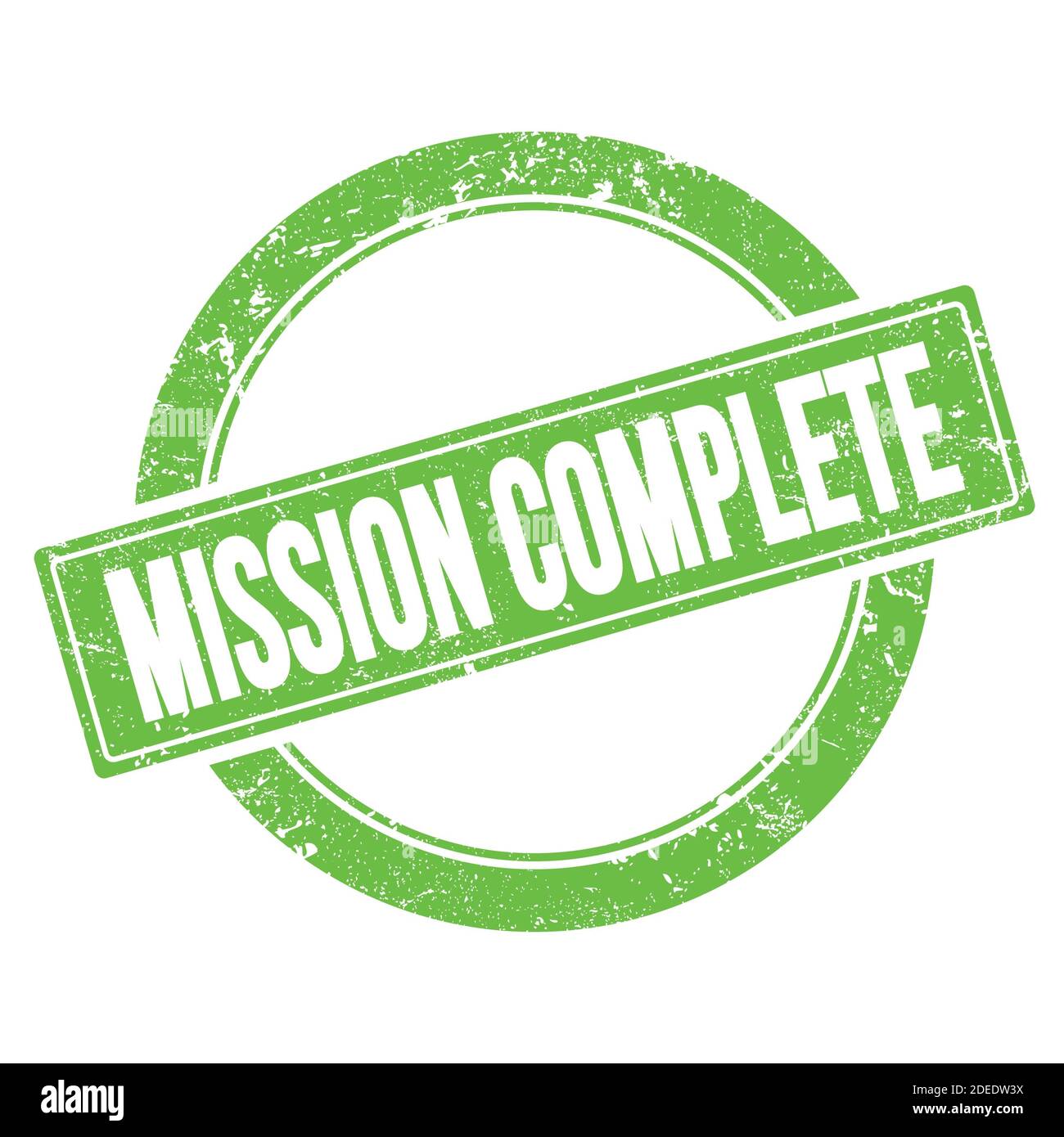 Mission complete text Cut Out Stock Images & Pictures - Alamy
