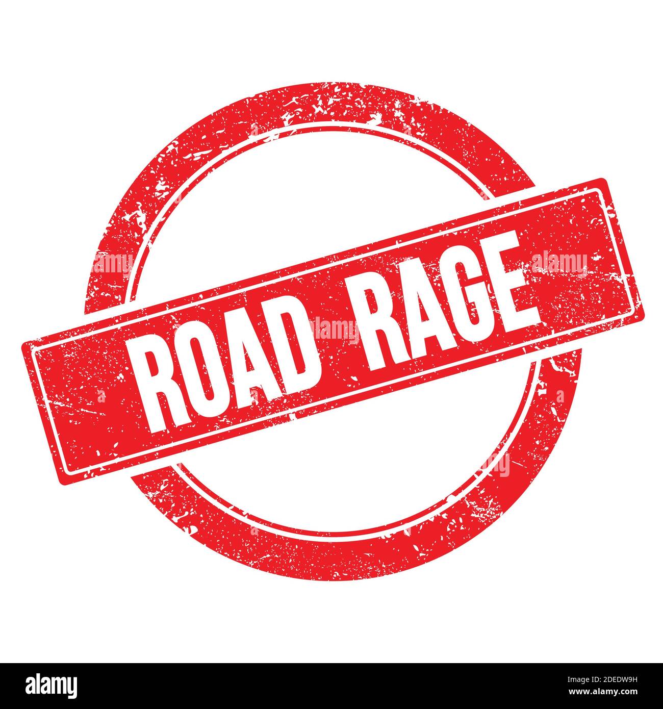 ROAD RAGE text on red grungy round vintage stamp Stock Photo - Alamy