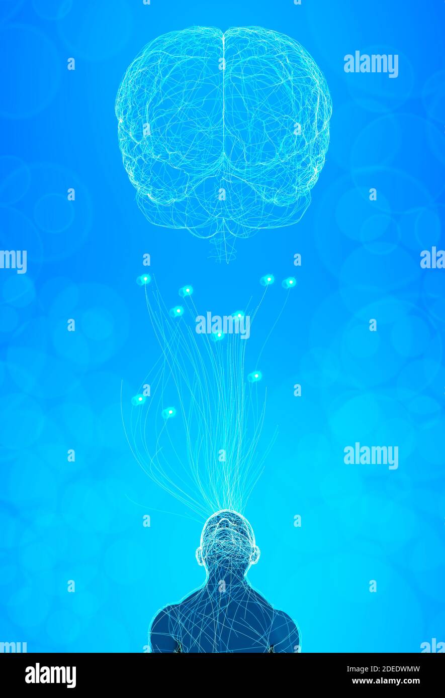 Digital consciousness, brain potential. Ideas and innovation. Free your ...