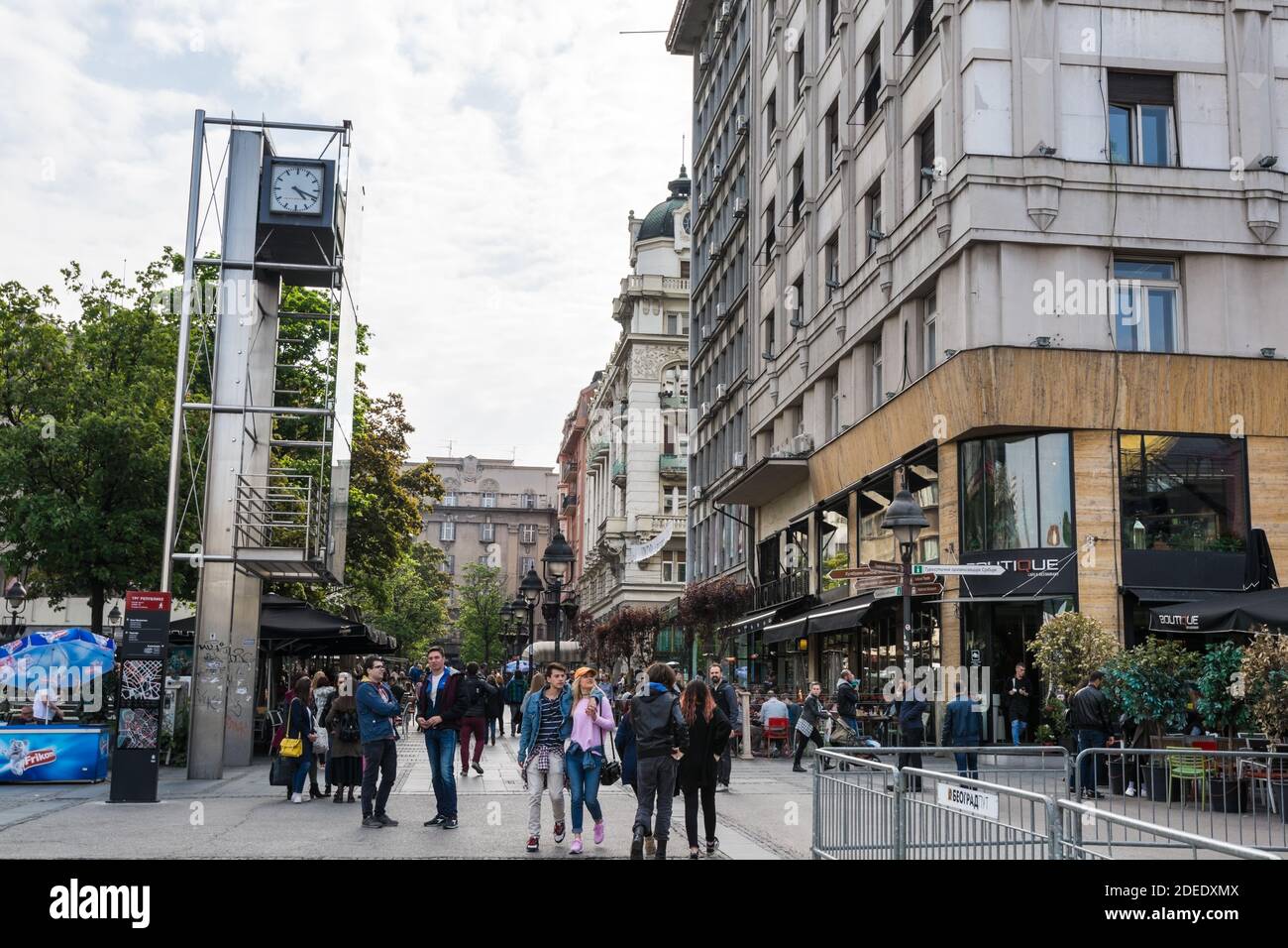 Square of the Republic in Belgrade, Serbia Stock Photo - Alamy