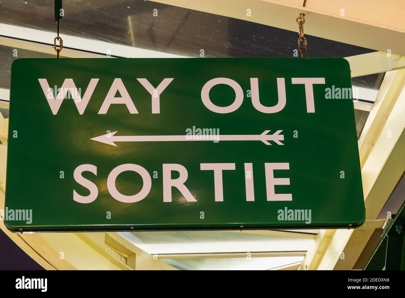 Exit sortie sign hi-res stock photography and images - Alamy