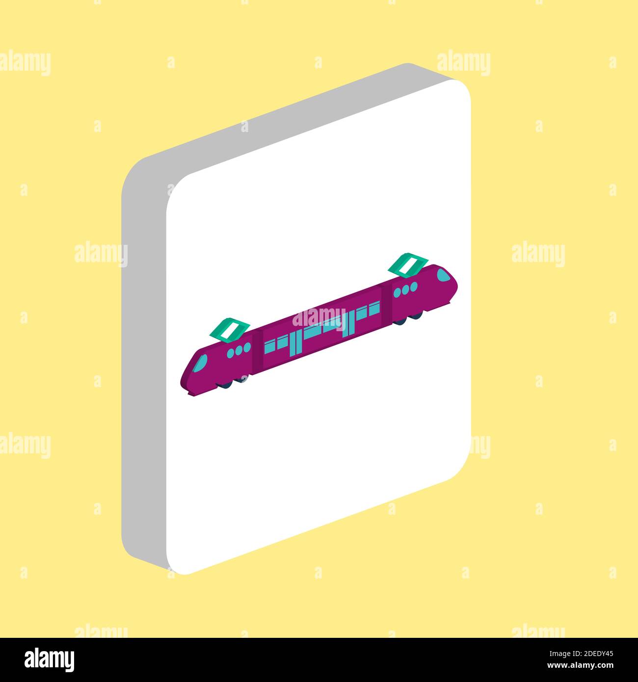 train Simple vector icon. Illustration symbol design template for web ...