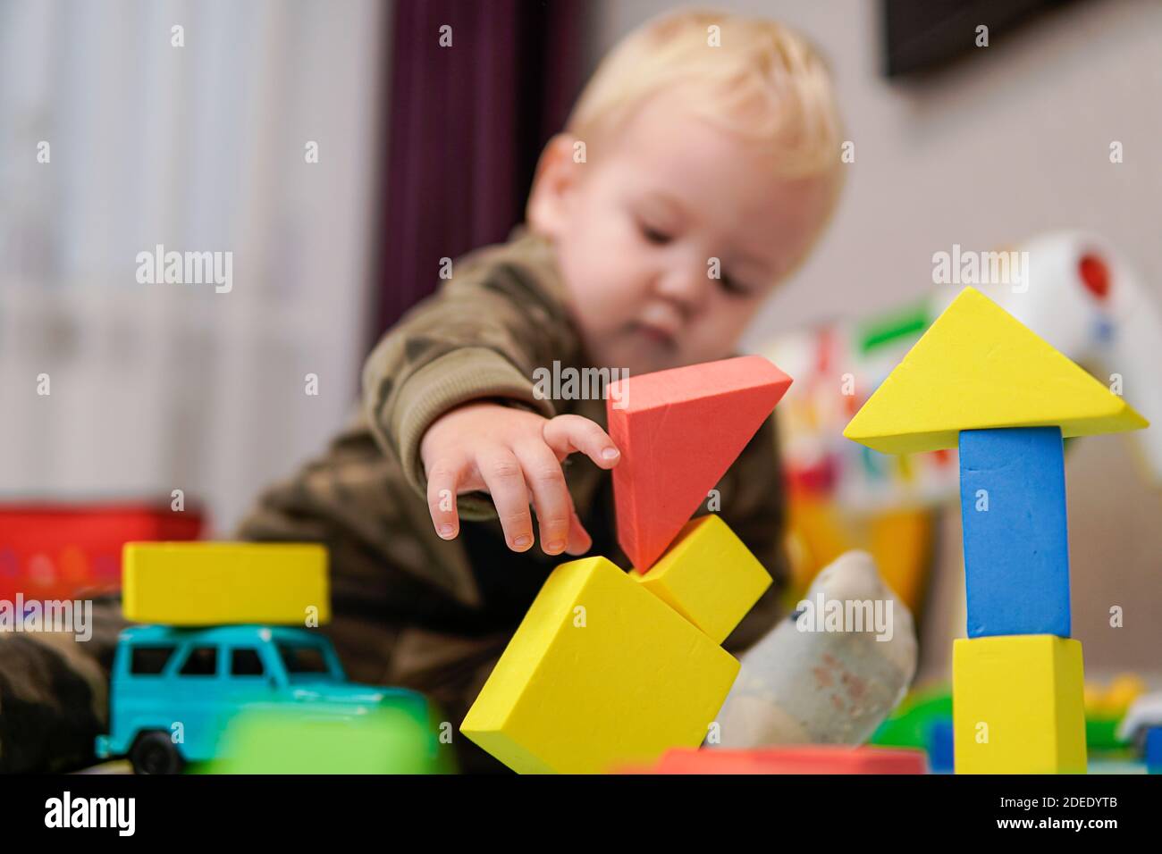 Angry boy destroy a toy hi-res stock photography and images - Alamy