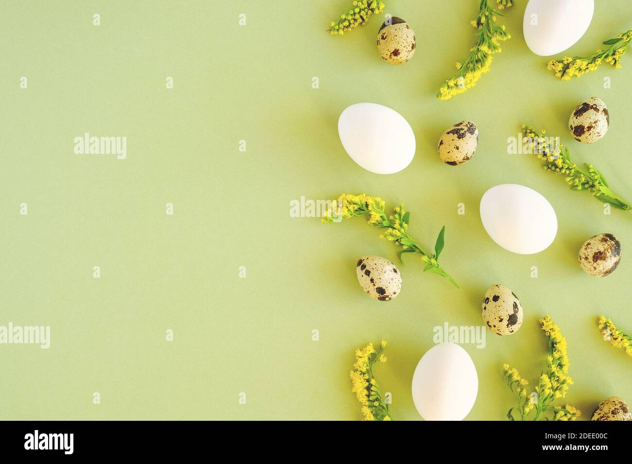 Spring easter floral border hi-res stock photography and images - Alamy
