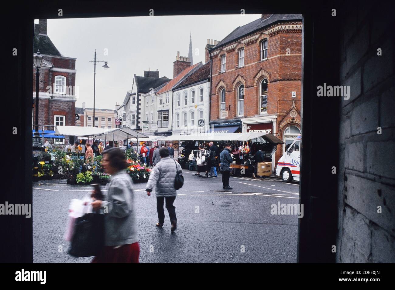 Market day, Louth, Lincolnshire, England, UK Stock Photo - Alamy