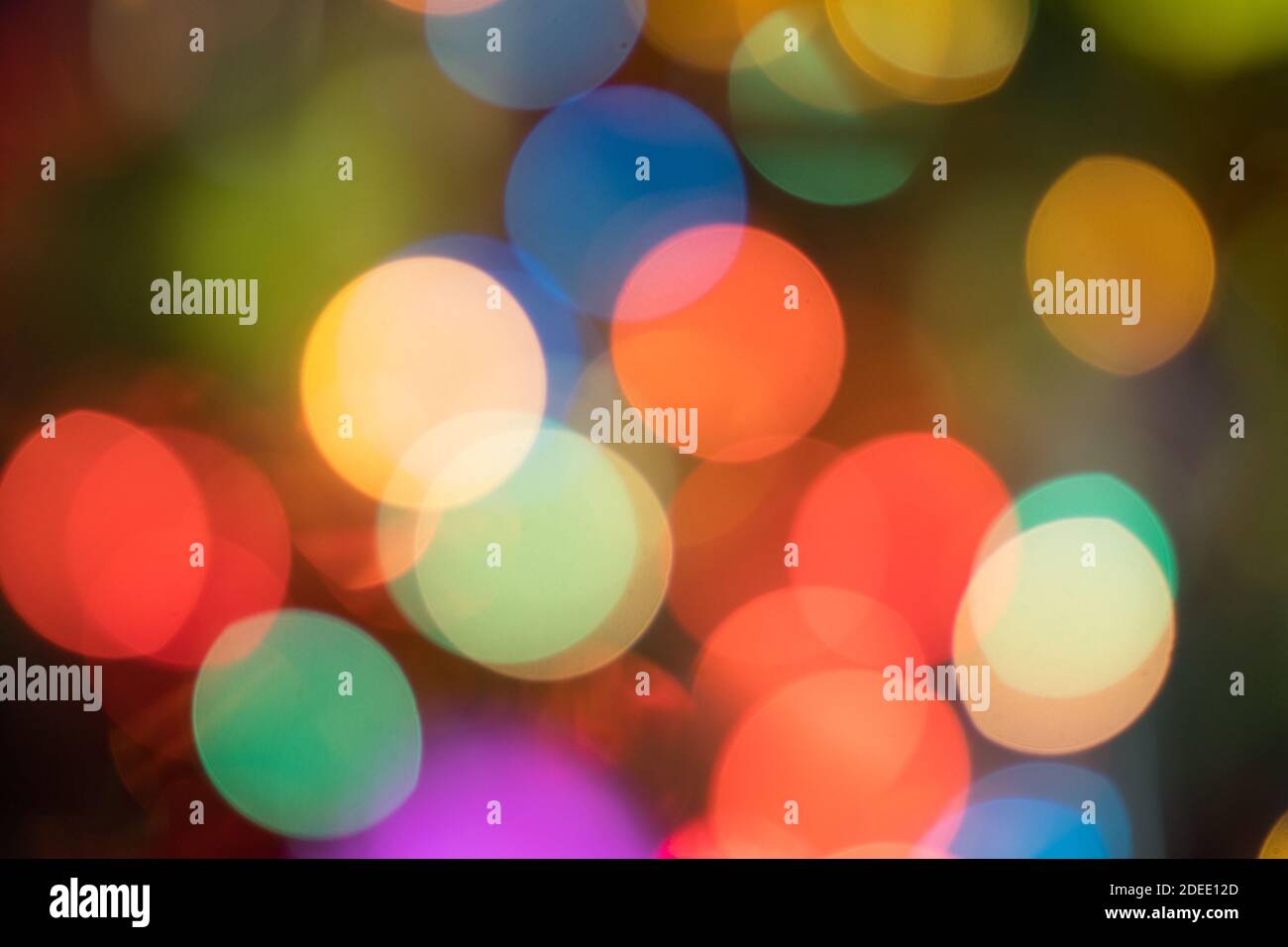 Blur - abstract bokeh circle string lights for background wallpaper ...