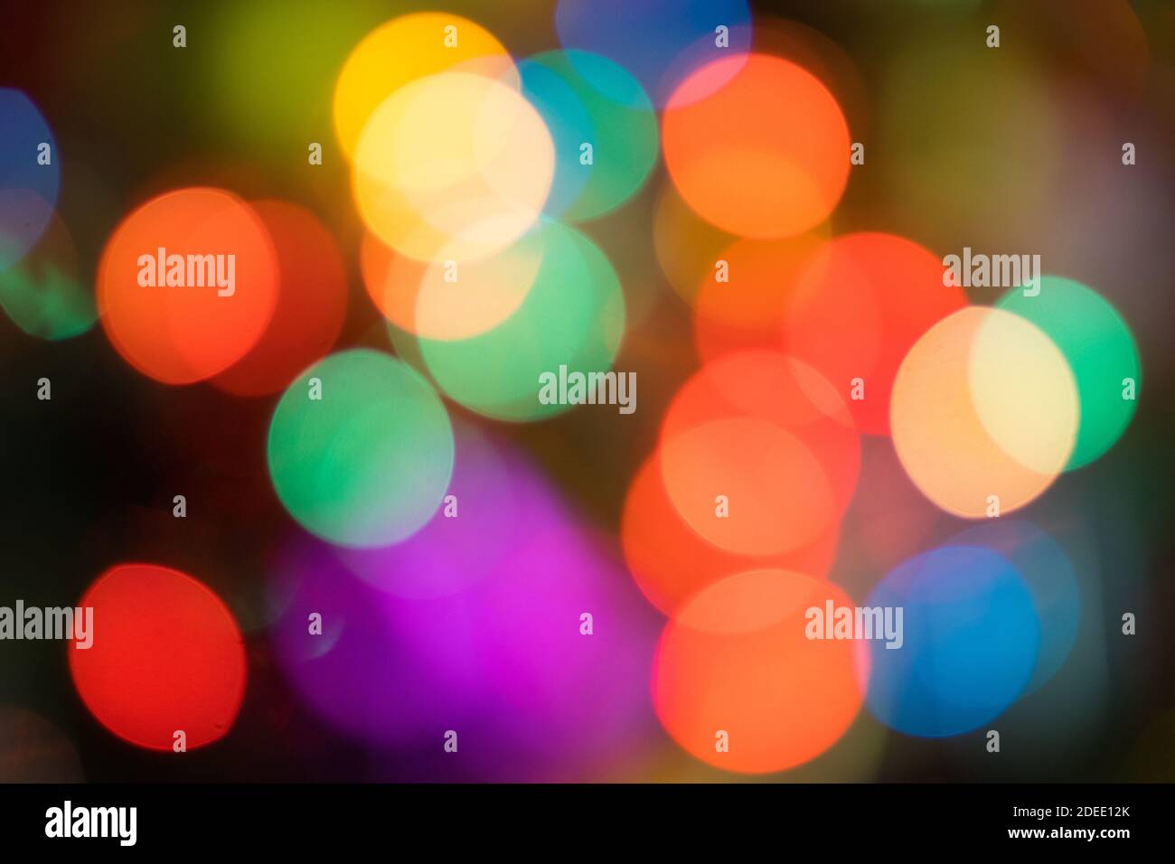Blur - abstract bokeh circle string lights for background wallpaper ...