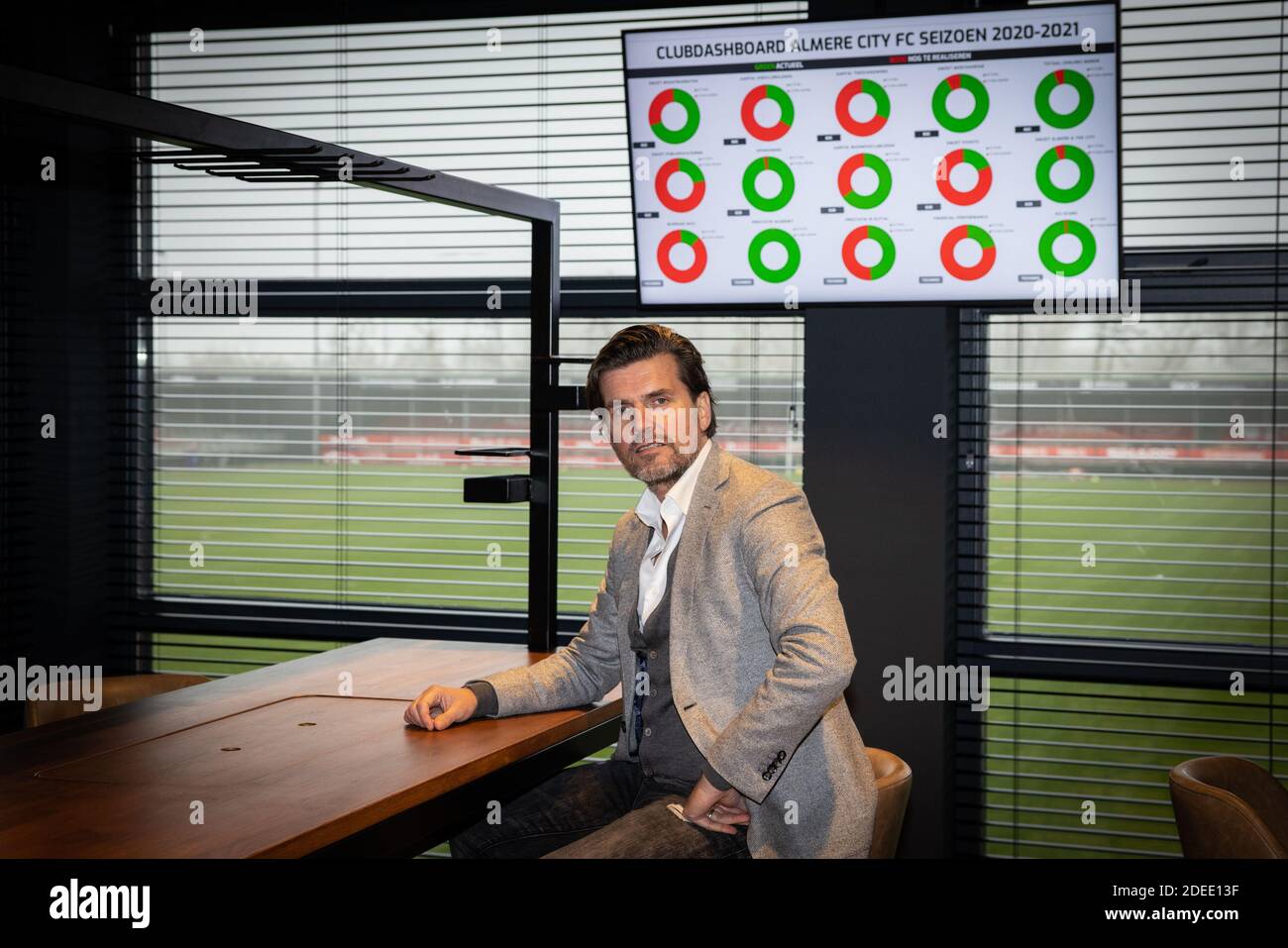 ALMERE, 30-11-2020 , Yanmar stadium , season 2020 / 2021, John Bes ...