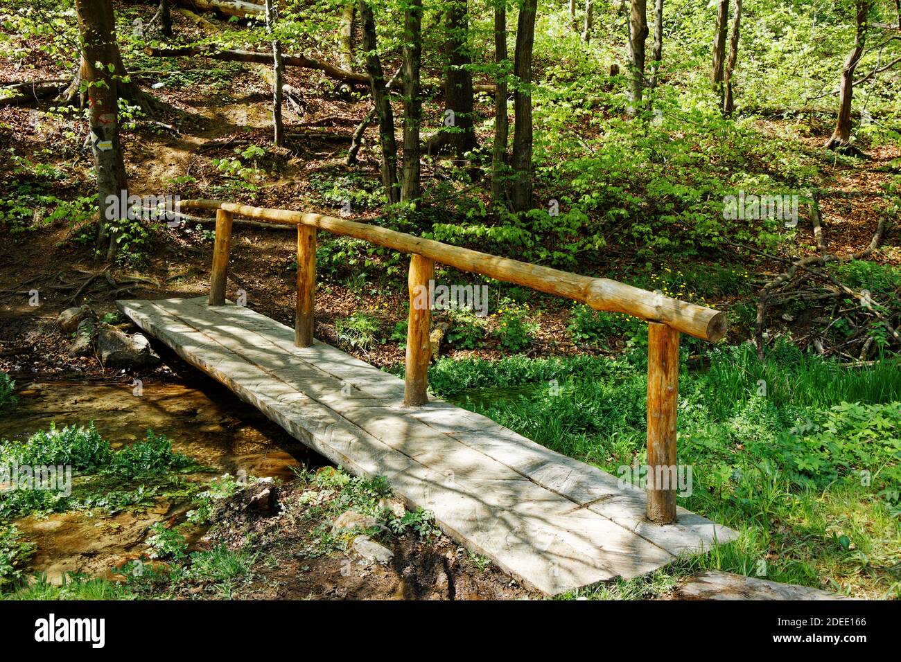 Wooden footbridge landscape architecture hi-res stock photography and ...
