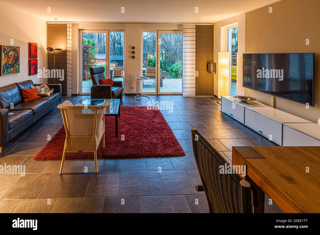 Typical apartment of a German family Stock Photo - Alamy