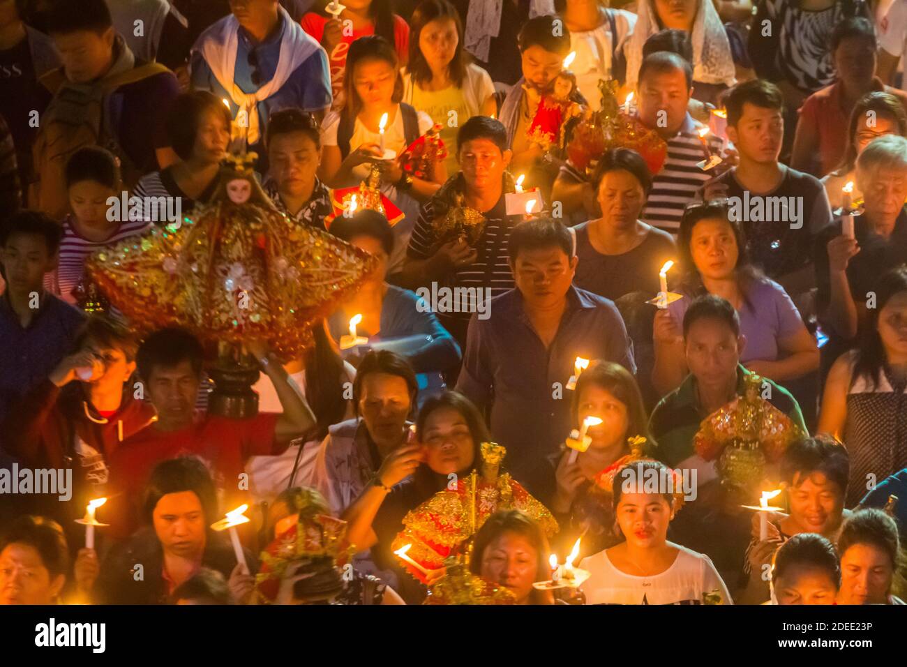 The Sto Nino religious procession in Cebu, Philippines Stock Photo - Alamy
