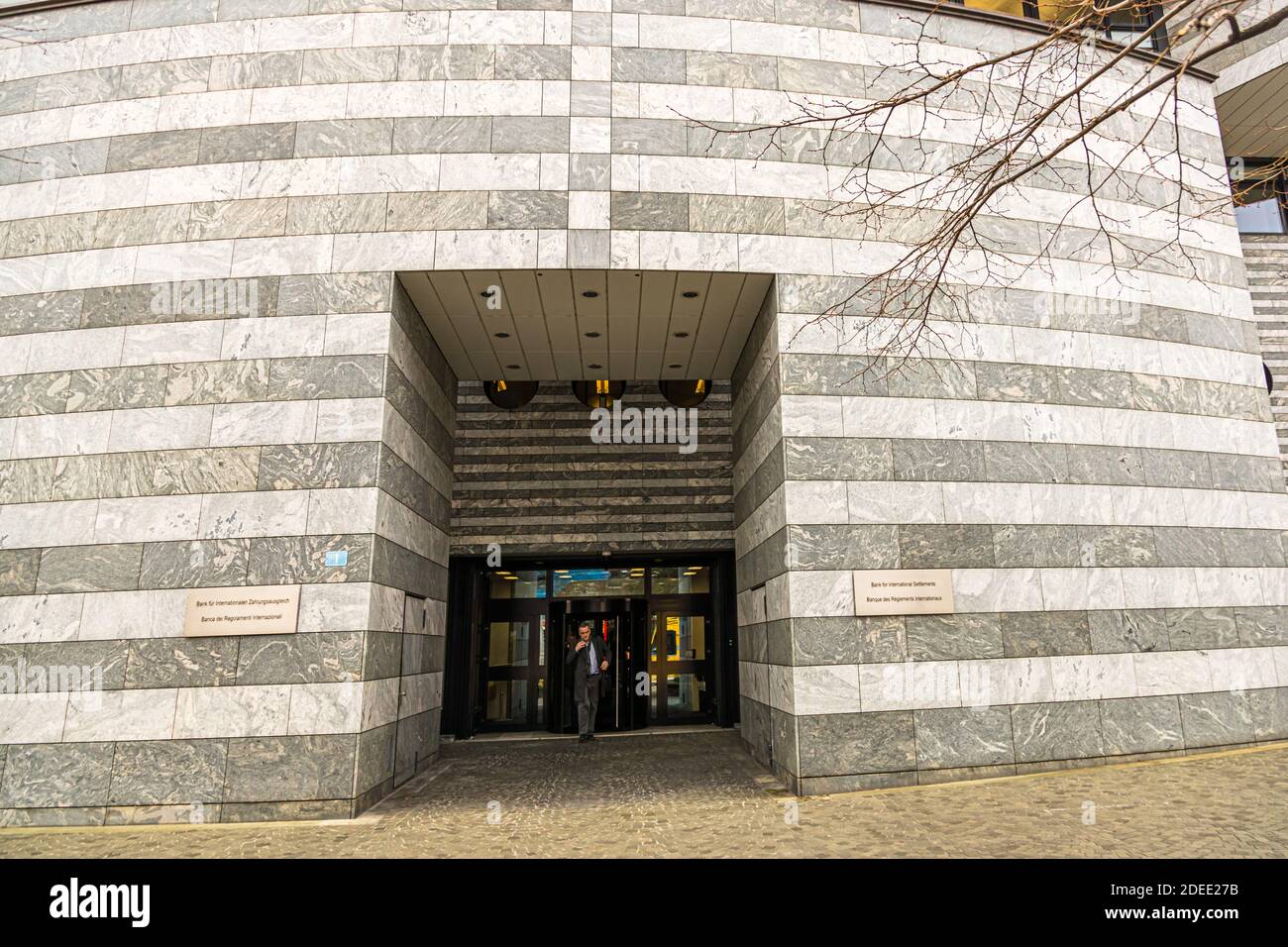 International Settlements Bank. The secondary building of the BIS at ...