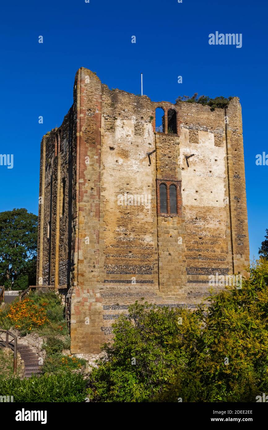 England, Surrey, Guildford, Guildford Castle Stock Photo - Alamy