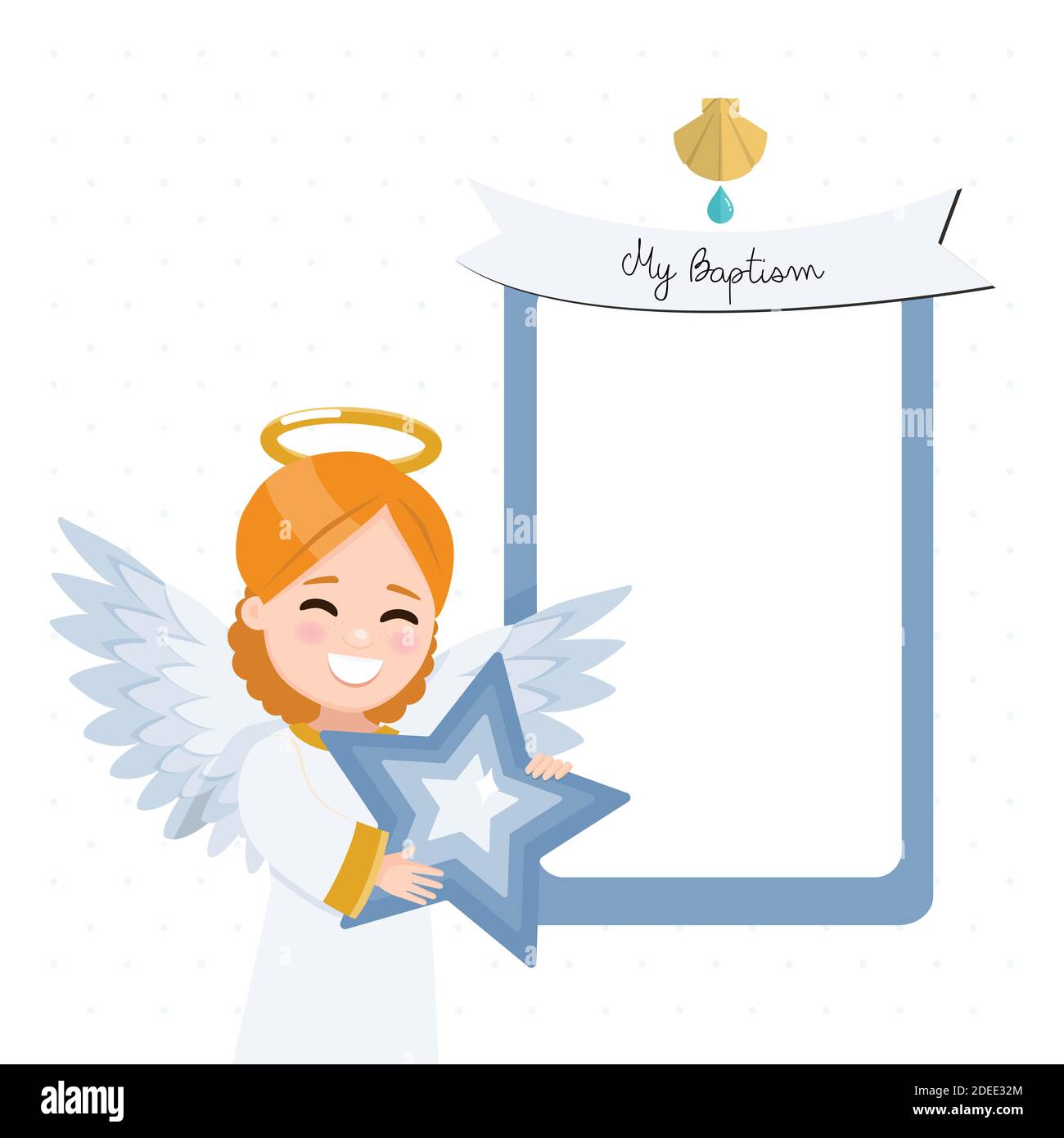Baptism Angel Background