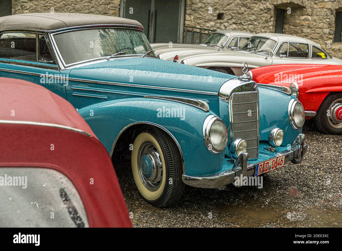 Oldtimer Daimler Mercedes Benz Cars in Reutte, Austria Stock Photo - Alamy