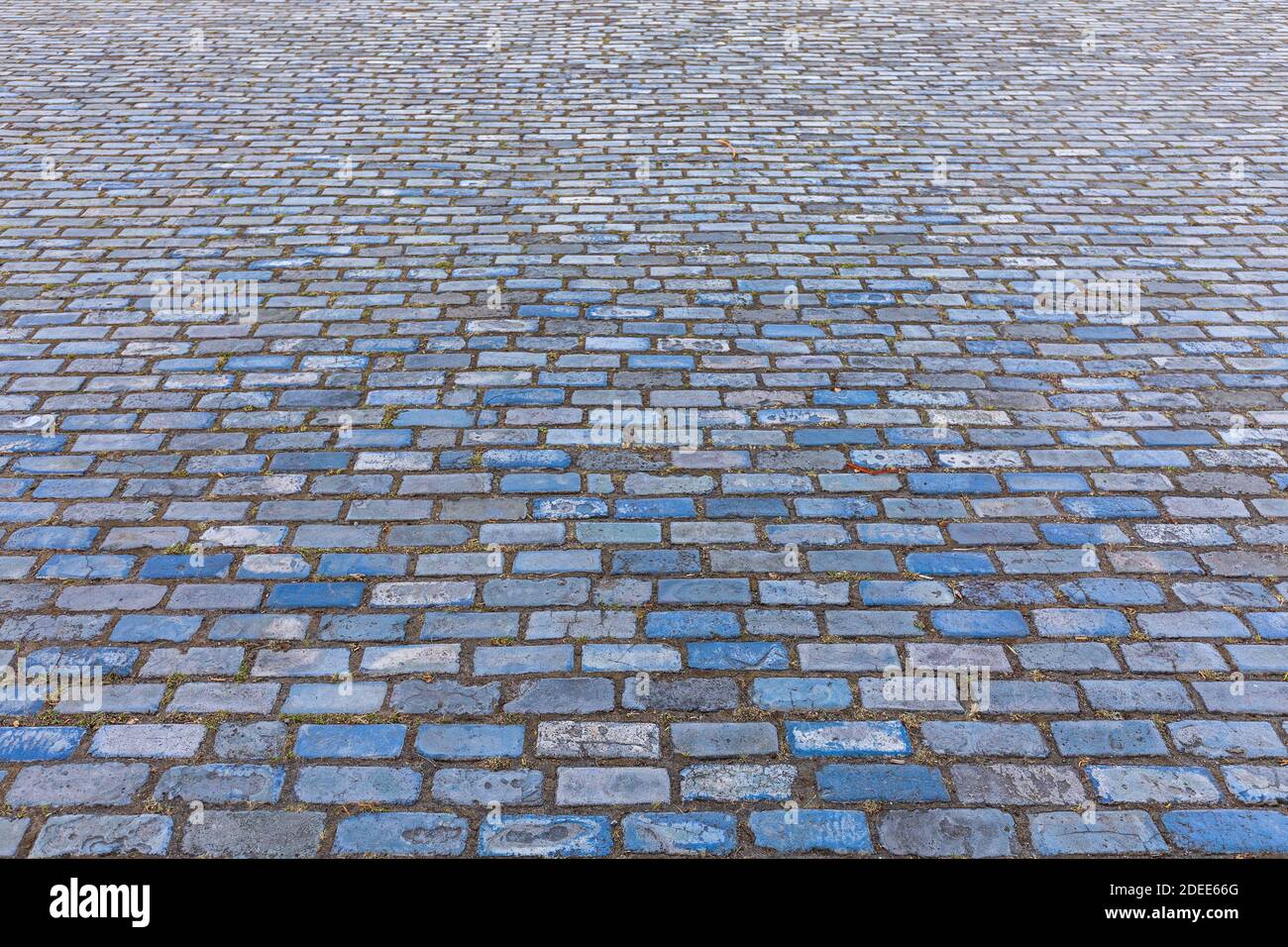 Blue Bricks Pavement Street Surface Amsterdam Stock Photo - Alamy