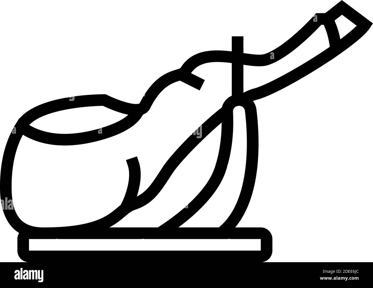 ham leg meat line icon vector illustration Stock Vector Image & Art - Alamy