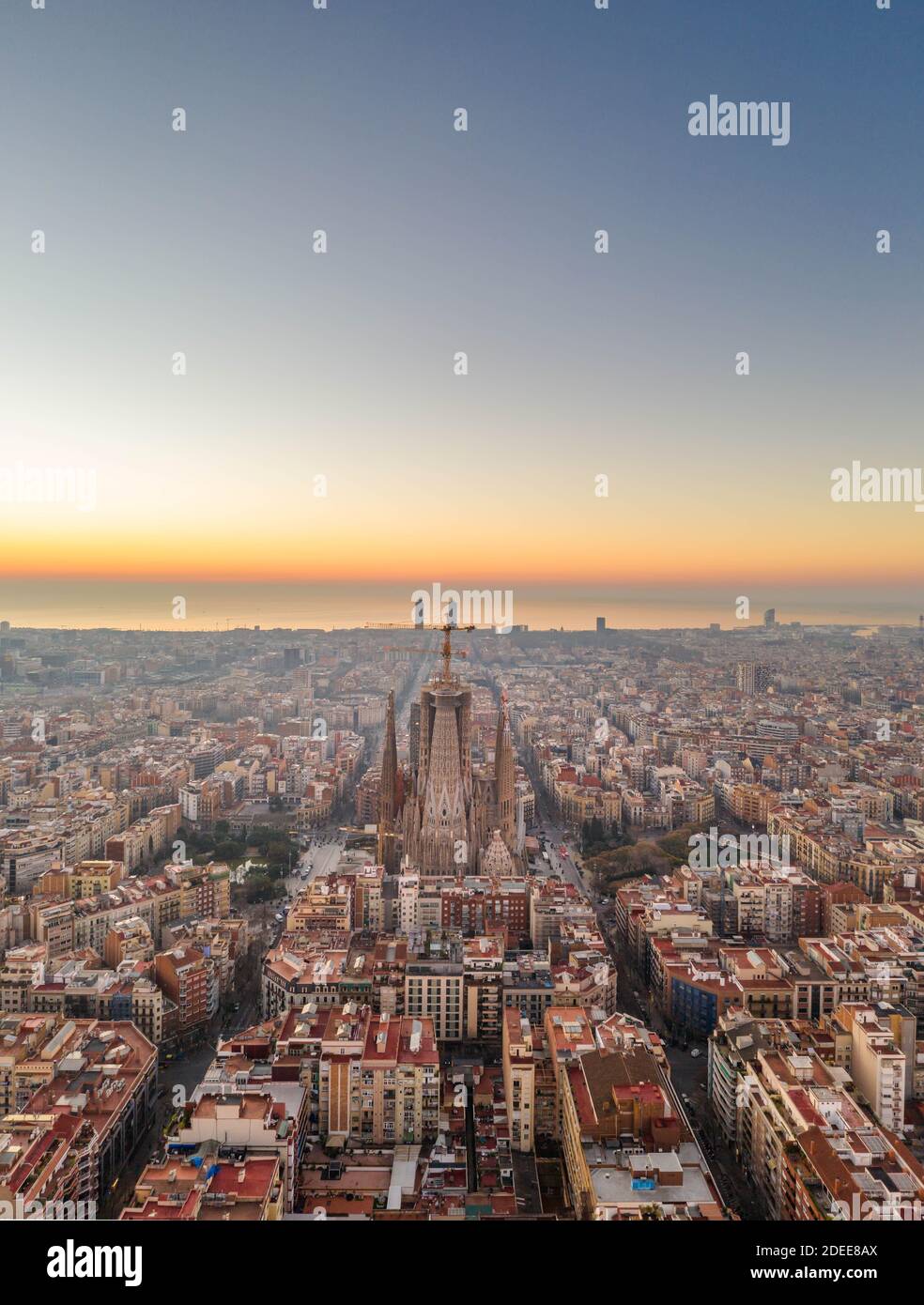 Drone Shot Barcelona Cityscape Skyline Hi res Stock Photography And drone-shot-barcelona-cityscape-skyline-hi-res-stock-photography-and