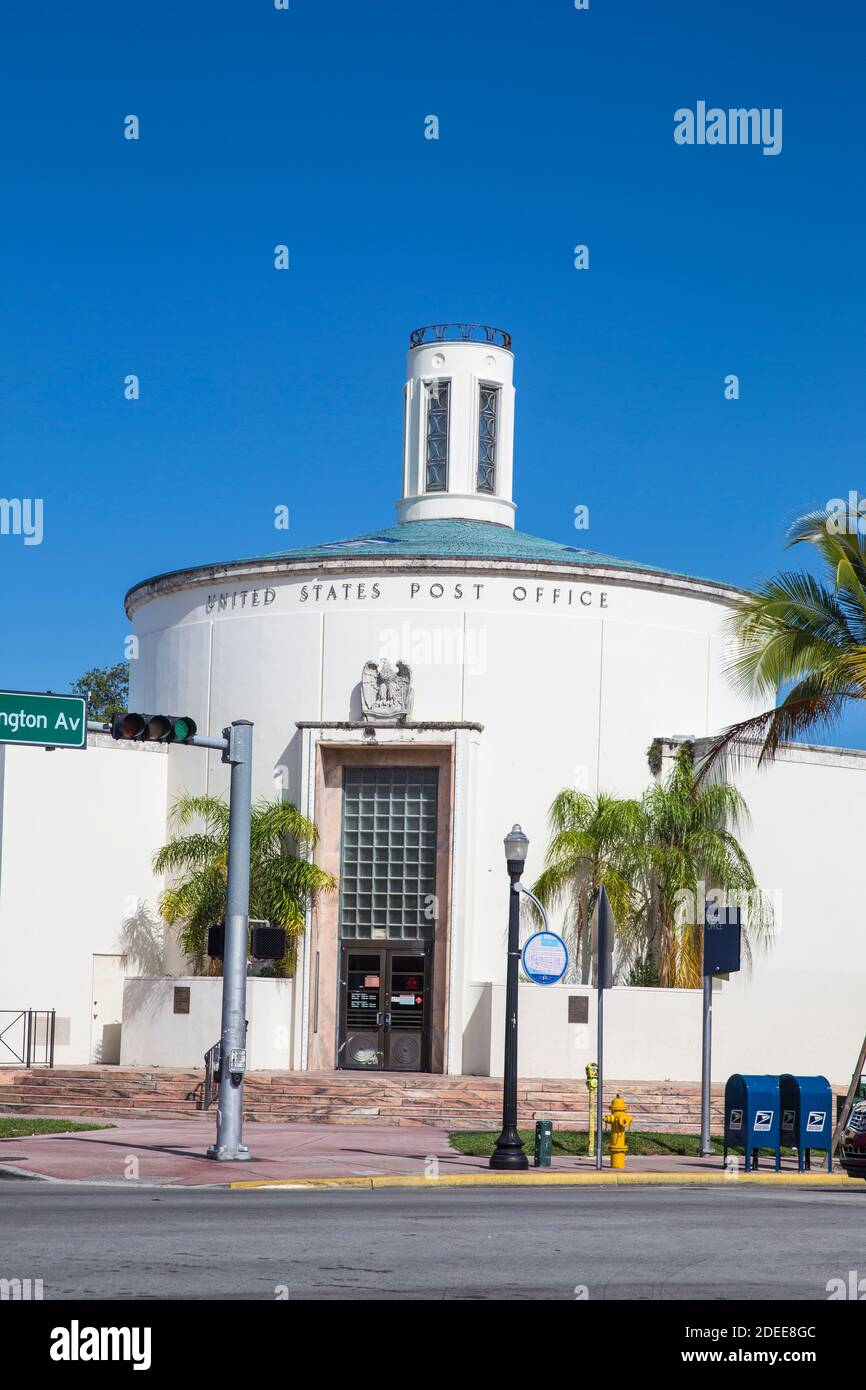Miami beach post office hi-res stock photography and images - Alamy