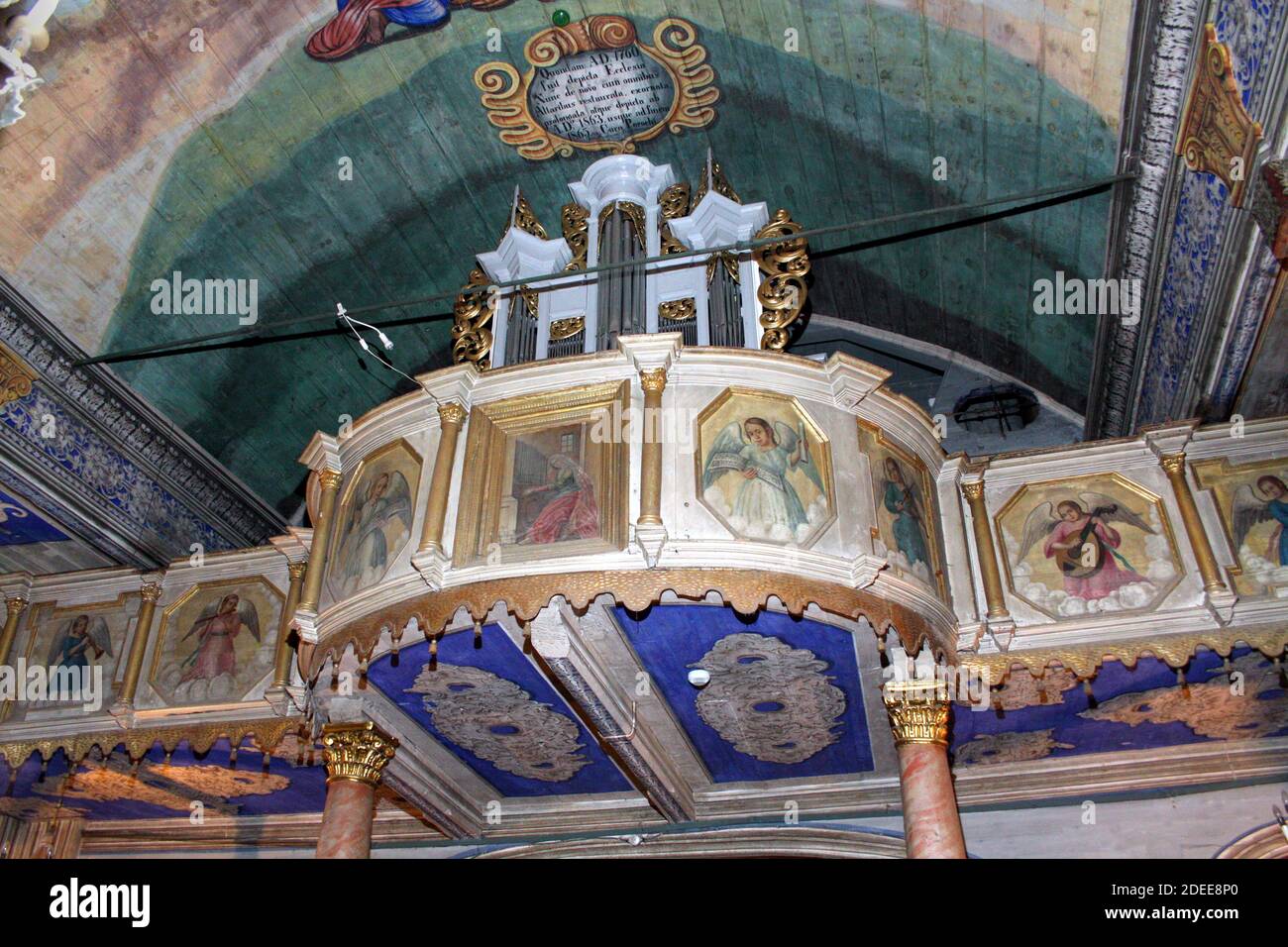 Dobra. Malopolska. Poland. Wooden church of saint Apostles Jude ...