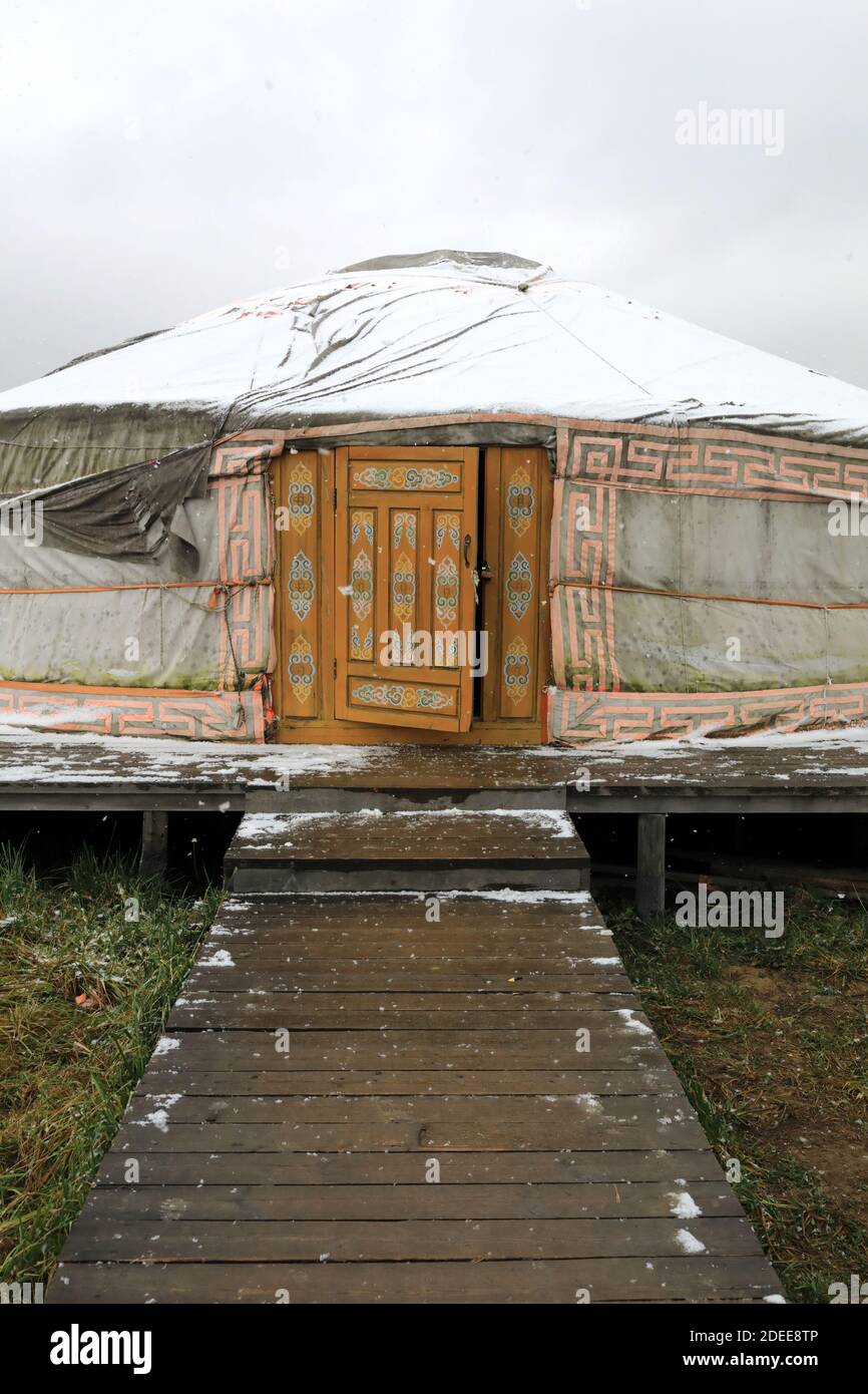 Details of yakutsk yurt in spring, Russia Stock Photo - Alamy