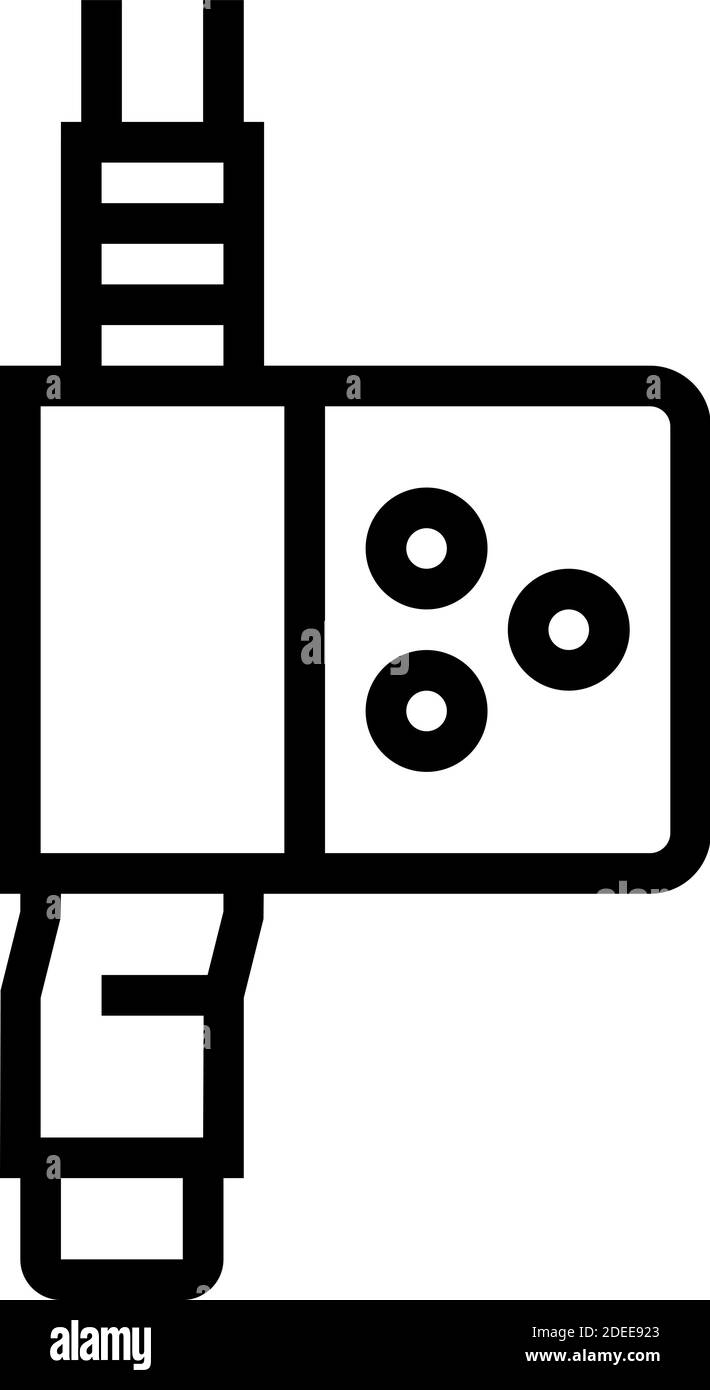 fractional laser line icon vector illustration Stock Vector Image & Art ...