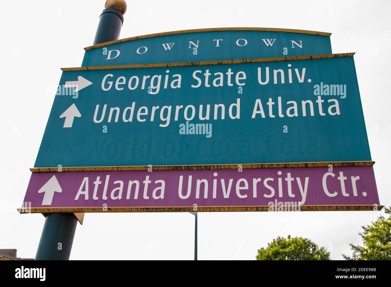 Atlanta, Ga USA 06 07 20: Downtown Atlanta Georgia State and ...