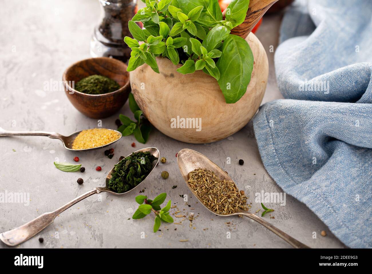 Greek spices hi-res stock photography and images - Alamy