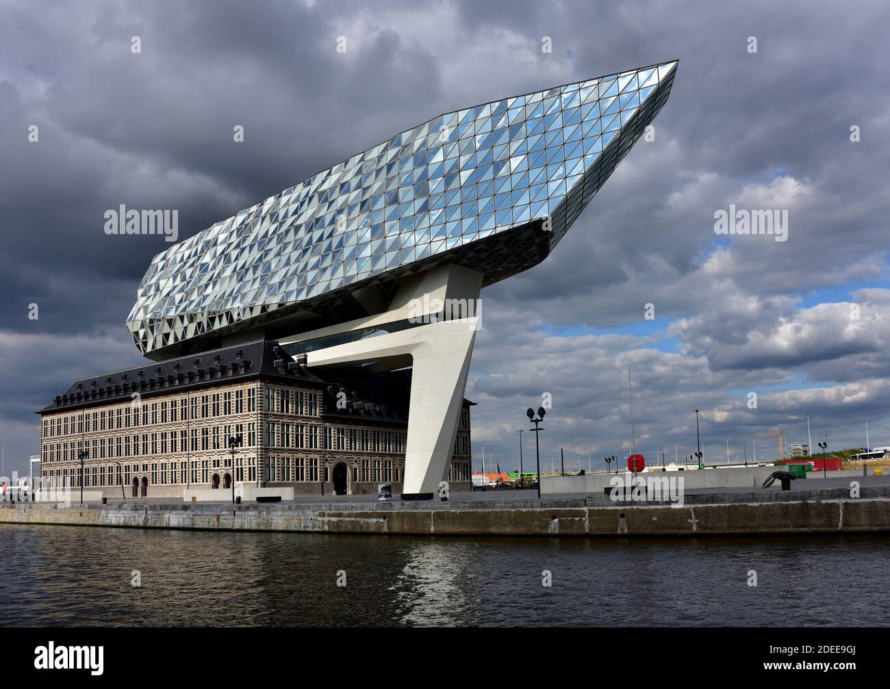 port authority building in Anvers Stock Photo - Alamy