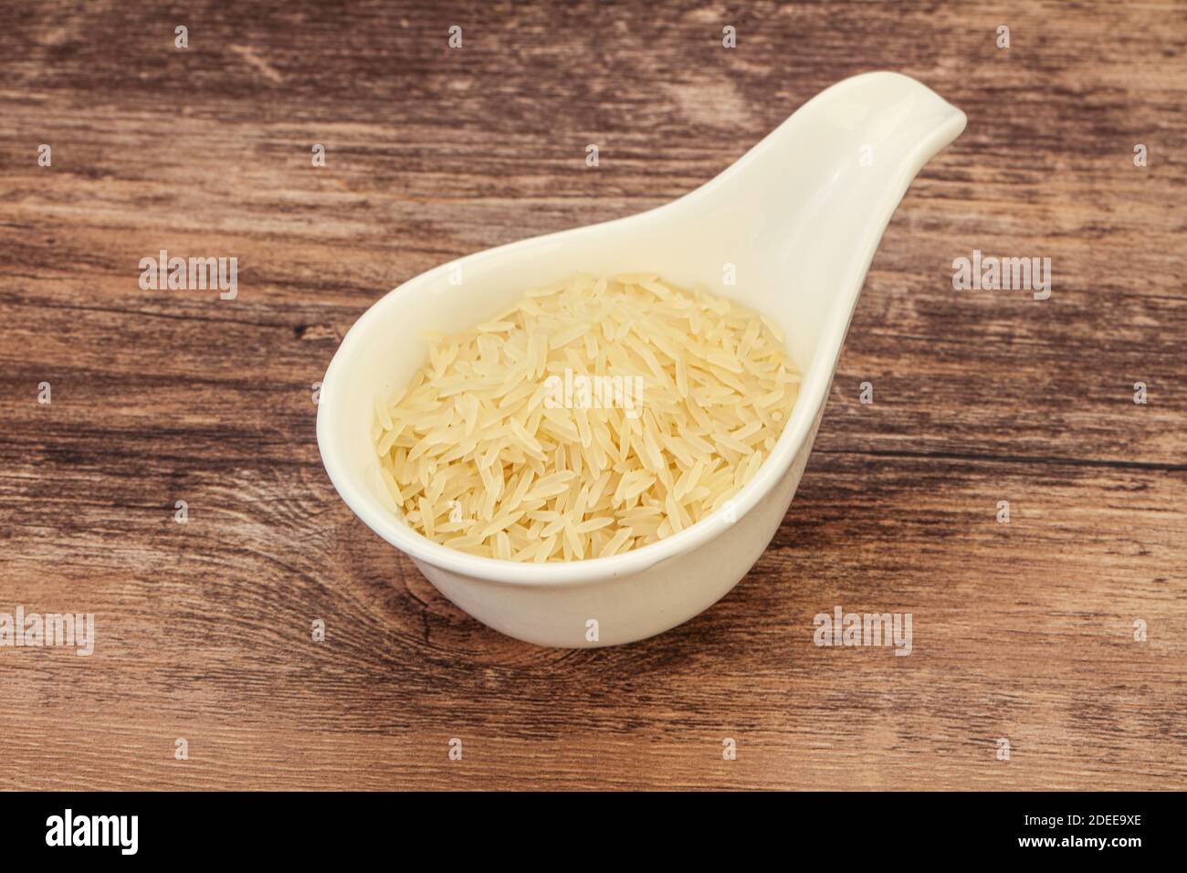 Raw Indian basmati rice in the bowl Stock Photo - Alamy