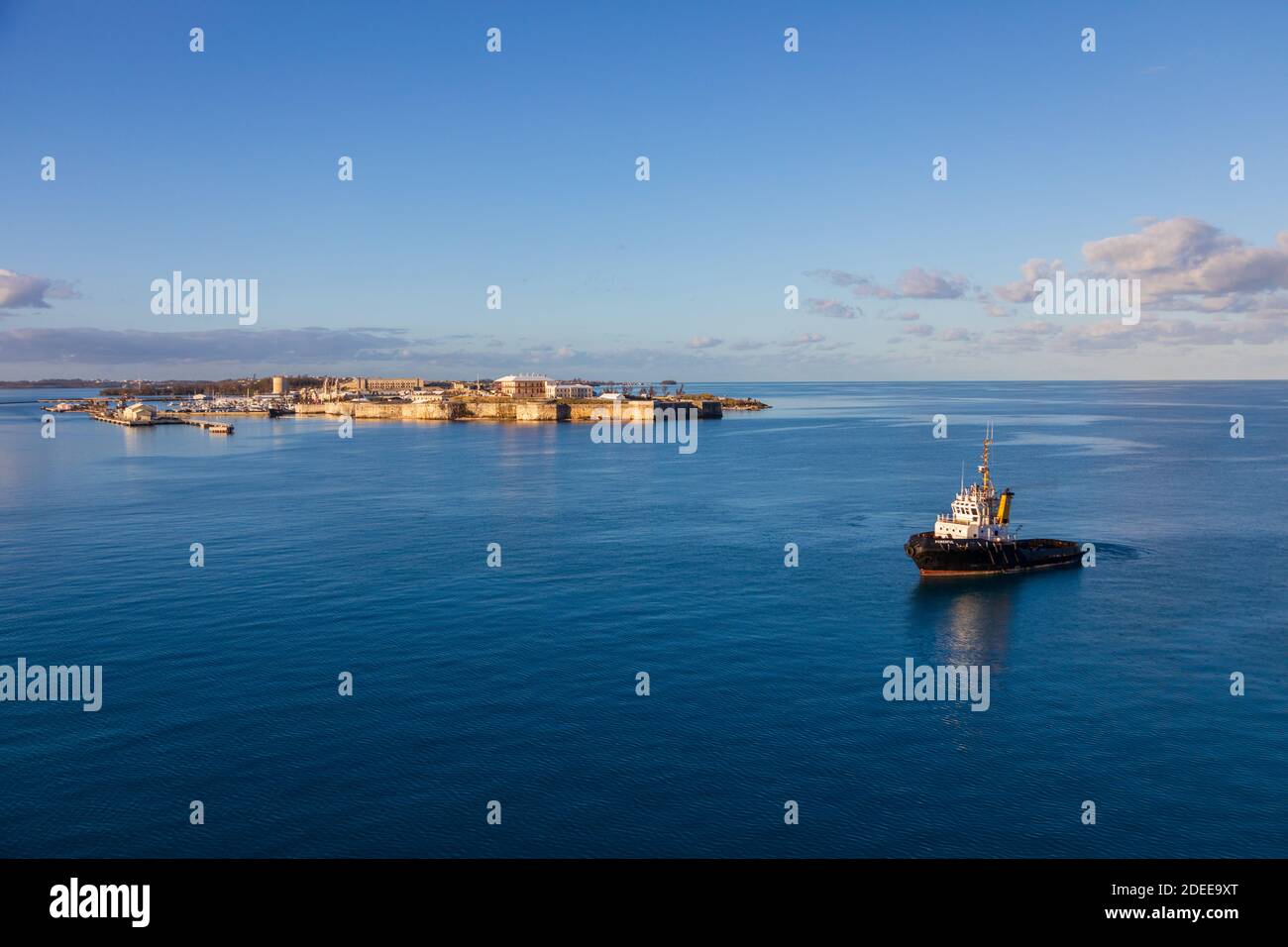 The Tug Boat at Hamilton Harbour, Bermuda Stock Photo - Alamy