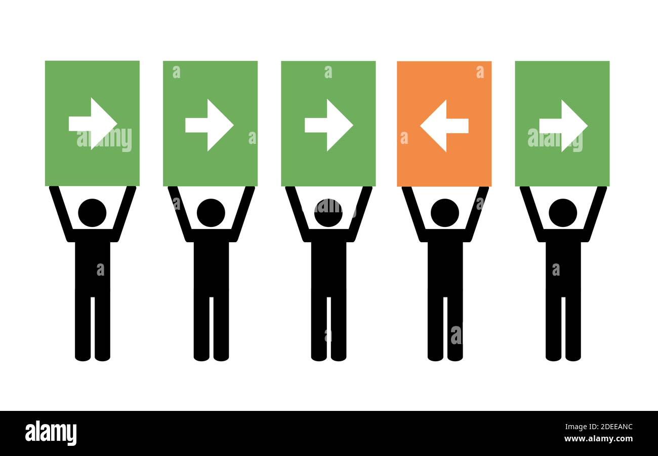 Everyone is different Stock Vector Images - Alamy