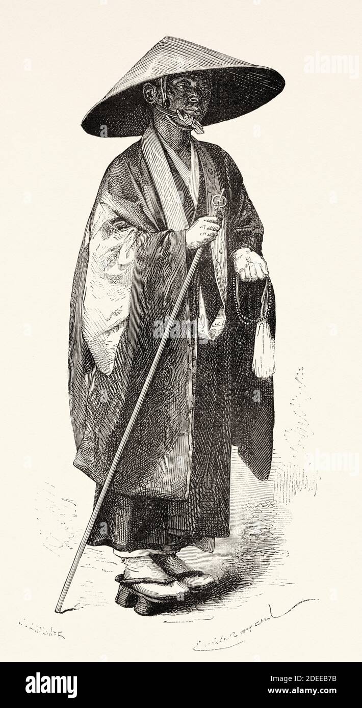 Japanese Buddhist Monk Hat