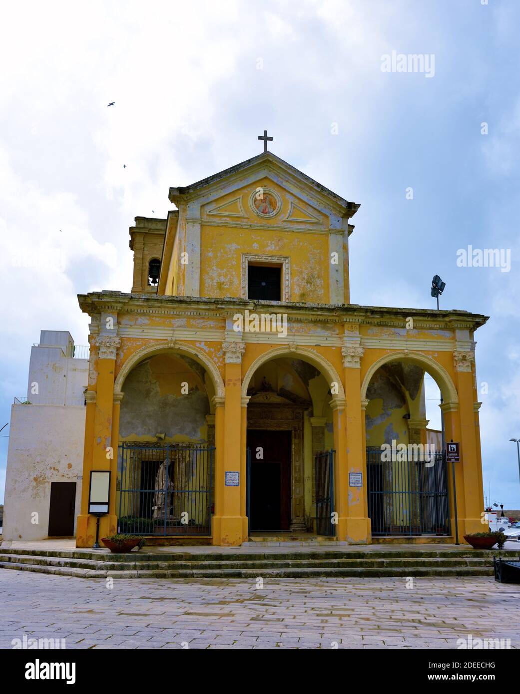 Sanctuary of Santa Maria del Canneto baroque style Gallipoli Salento ...