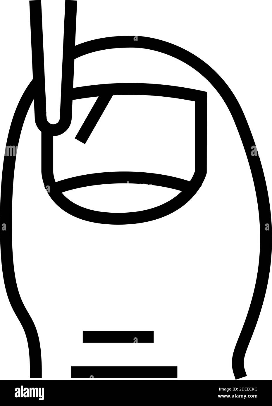 surgical intervention medical therapy line icon vector illustration ...