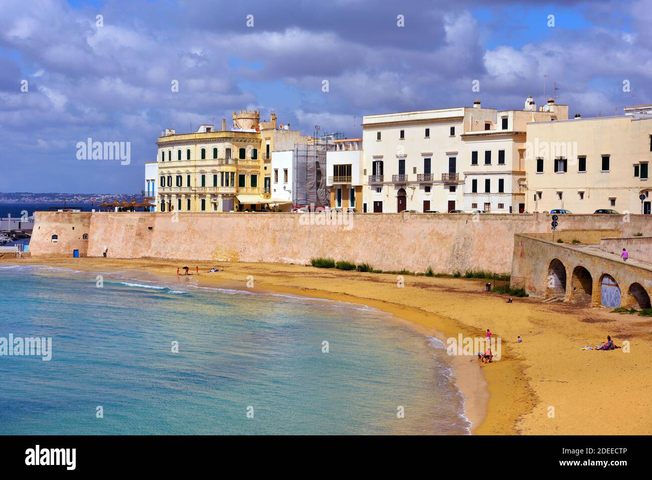Panoramic view of Gallipoli, Italy Stock Photo - Alamy