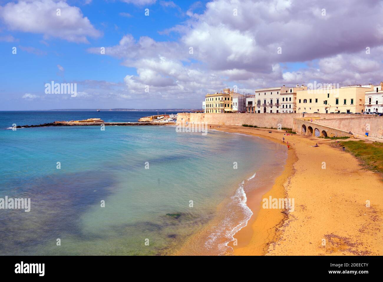 Panoramic view of Gallipoli, Italy Stock Photo - Alamy